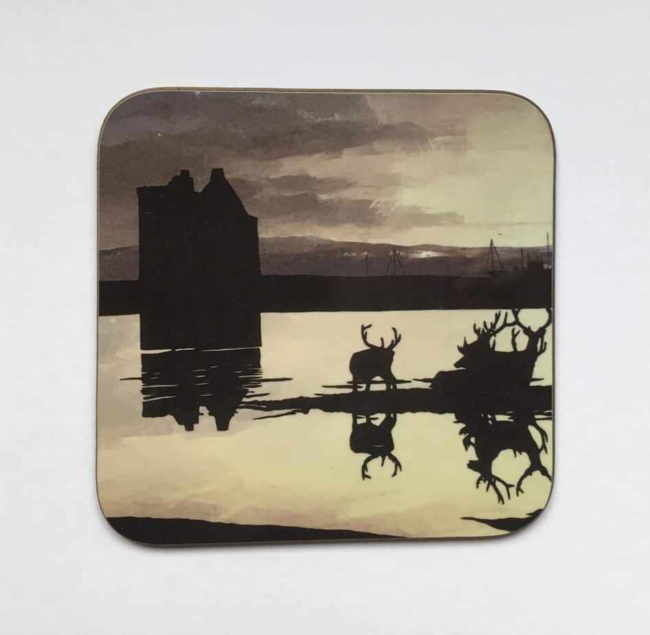 ‘Lochranza Castle’ Coaster - Scottish Island Gifts
