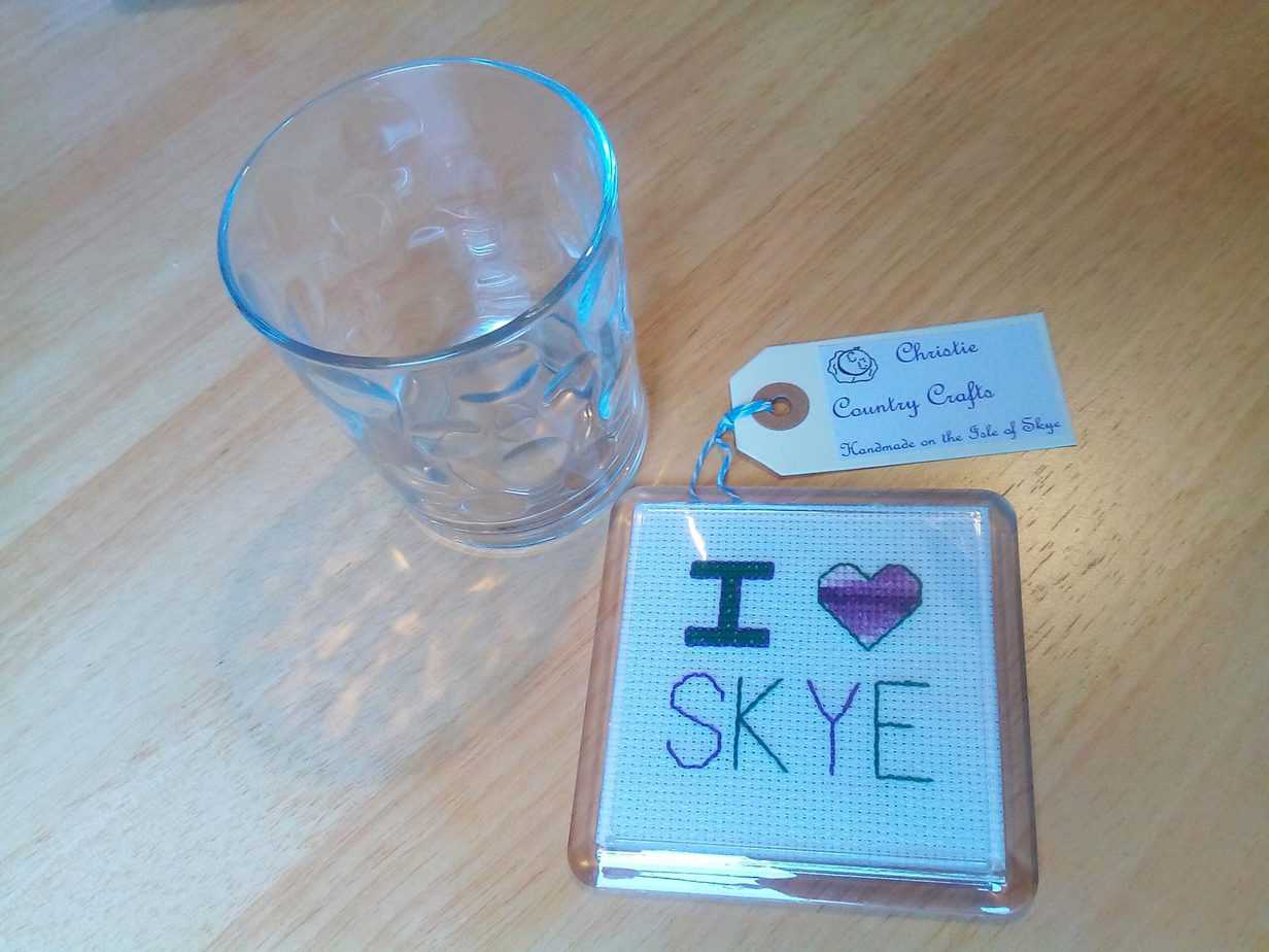 I love Skye Coaster - Scottish Island Gifts