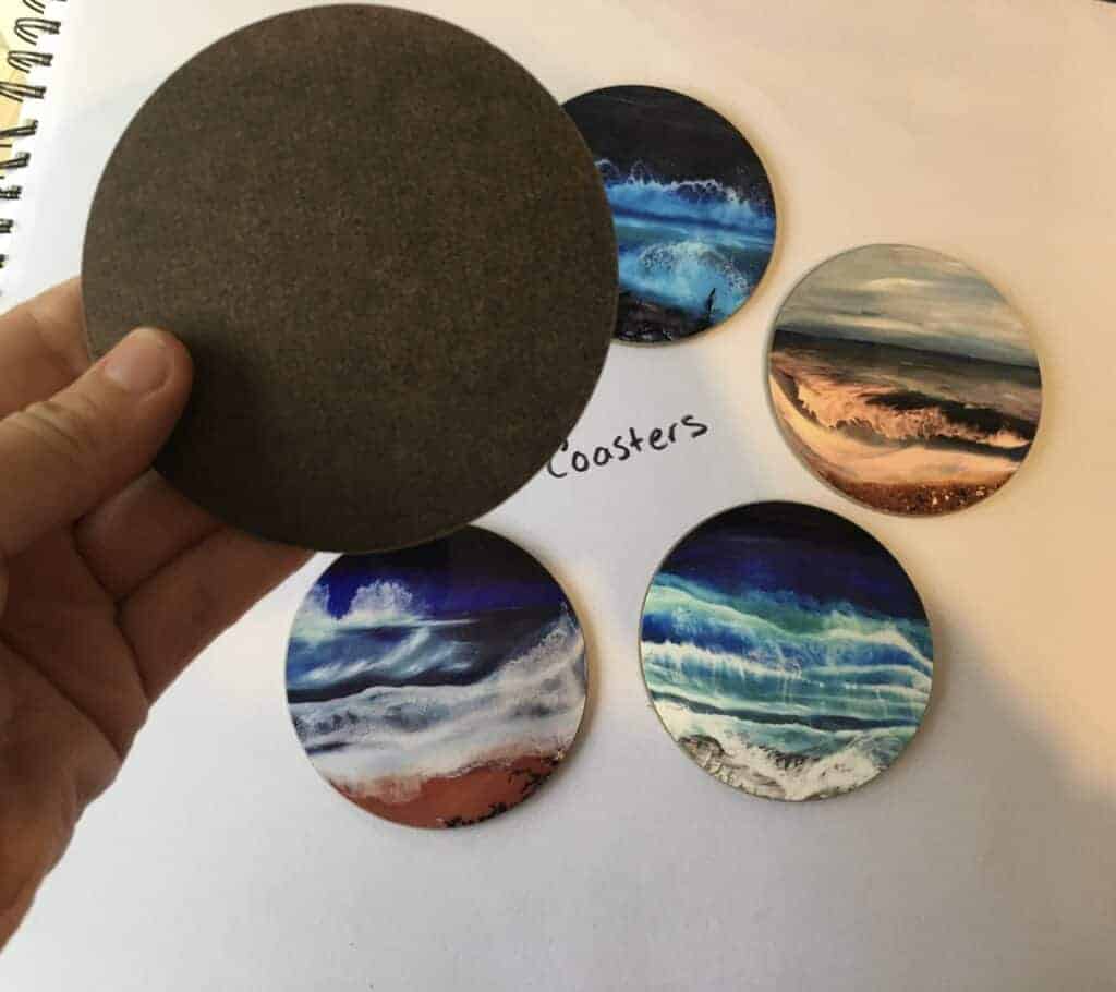 Seascape coasters, from seascape paintings. - Scottish Island Gifts