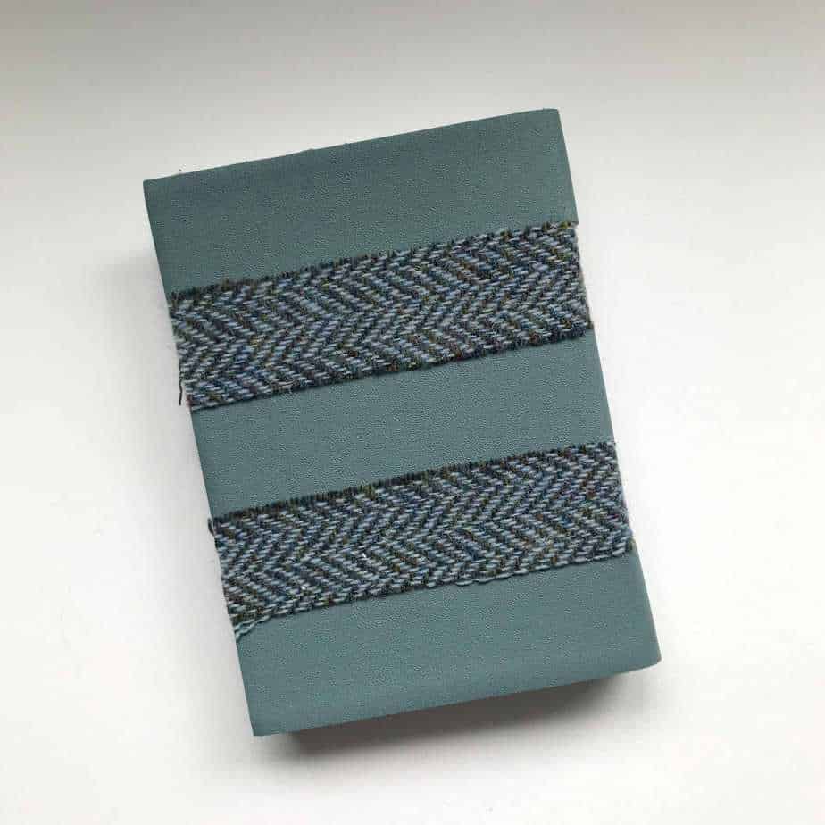 Strapping little Harris Tweed book (3 strap) - Scottish Island Gifts