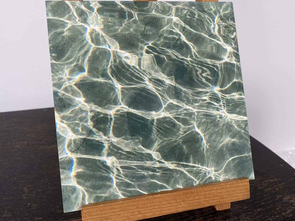 Iona square photo tile. Light and sand, Iona - Scottish Island Gifts