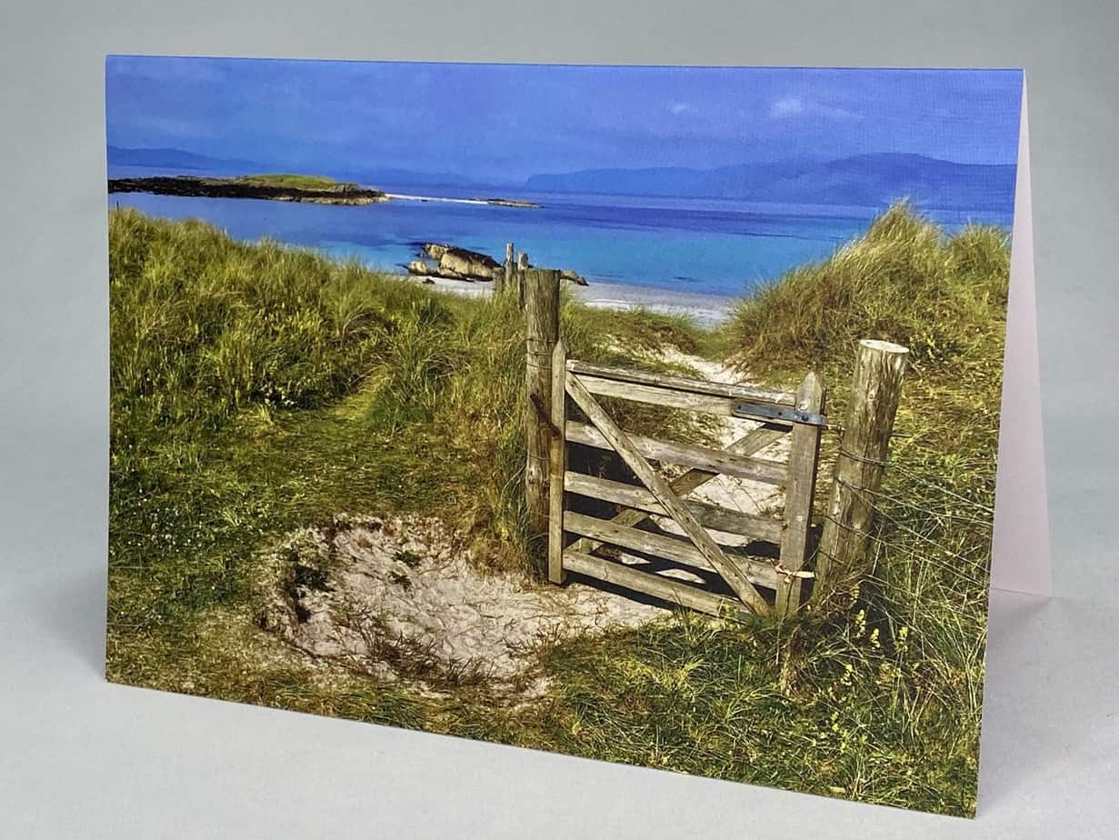 The Gate, Iona. Card with envelope - Scottish Island Gifts
