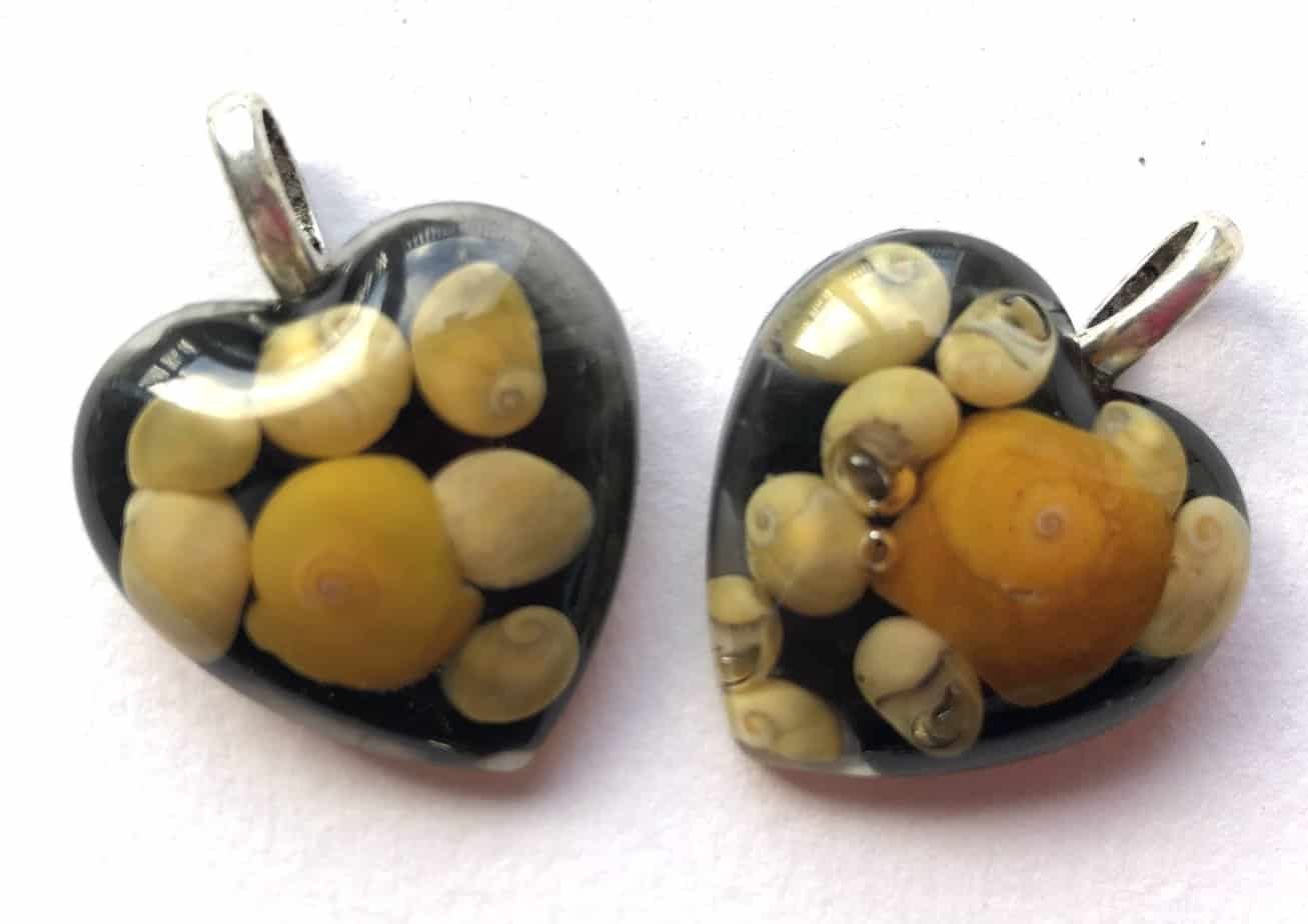 Sunset shells pendants. - Scottish Island Gifts