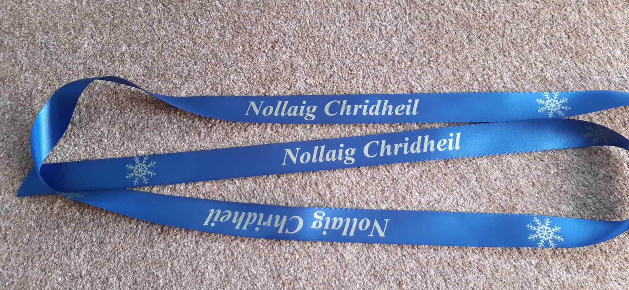 Gift Ribbon - Nollaig Chridheil - Scottish Island Gifts