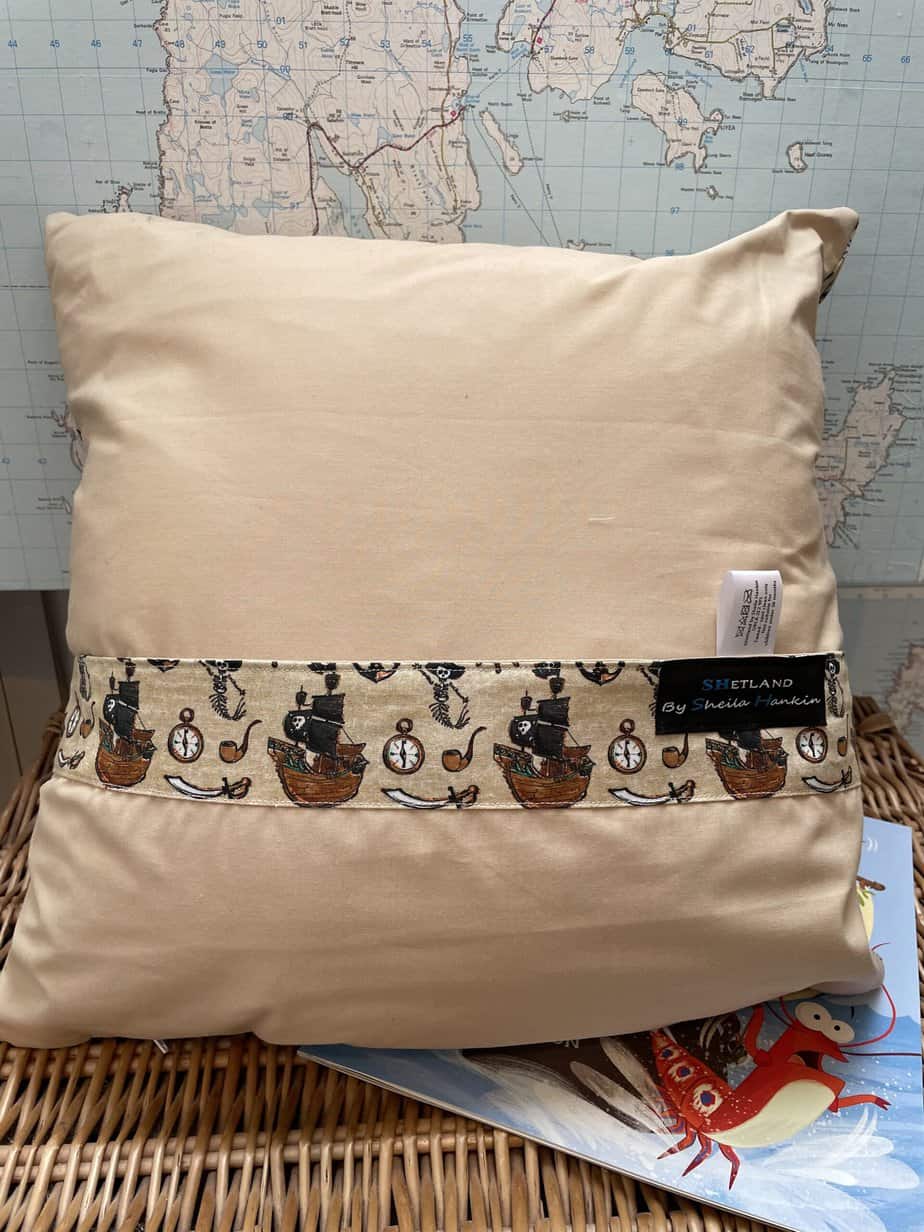 Novelty Children's Book Cushion - Pirate with wooden leg - Scottish ...
