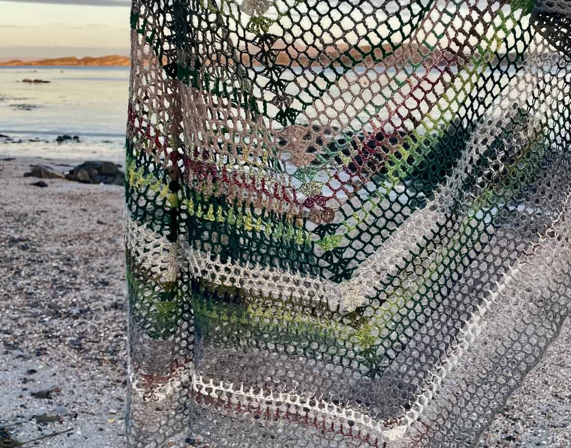 Lichen Crochet Shawl - Scottish Island Gifts