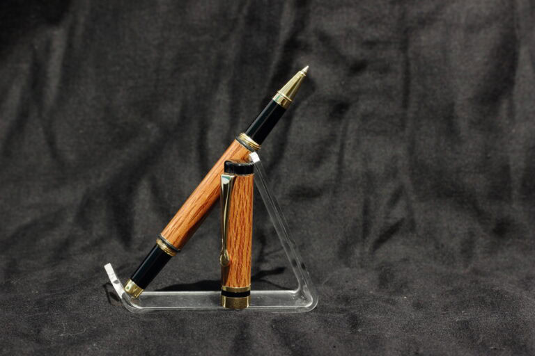 Hand Crafted She-Oak Wood Capped Pen - Scottish Island Gifts