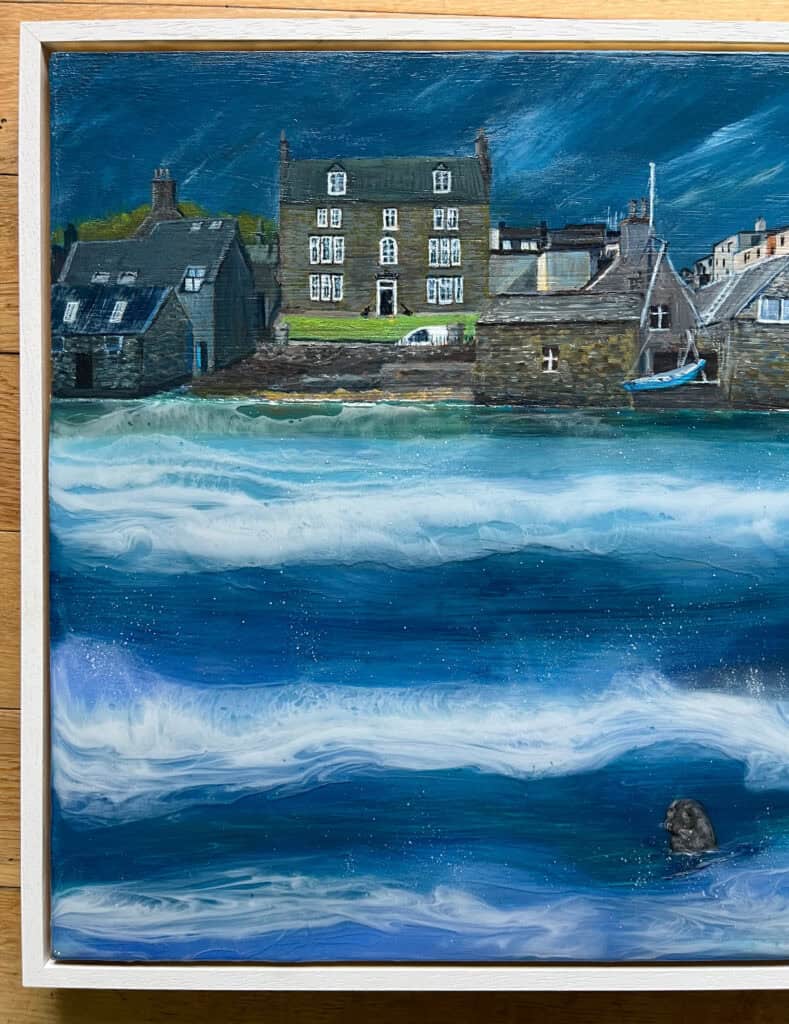 Bains beach, Lerwick- Shetland tv series - Scottish Island Gifts
